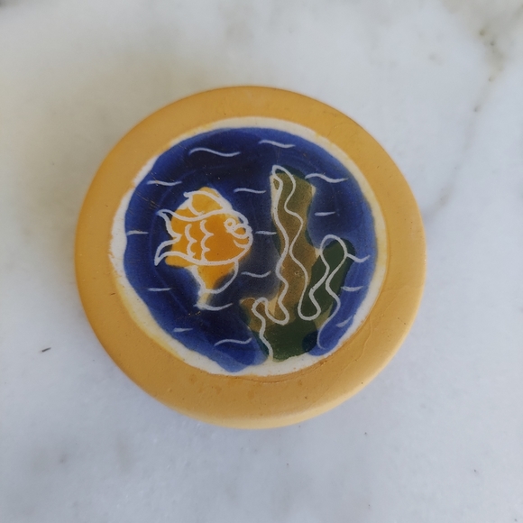 Accents | Round Ceramic Box | Poshmark